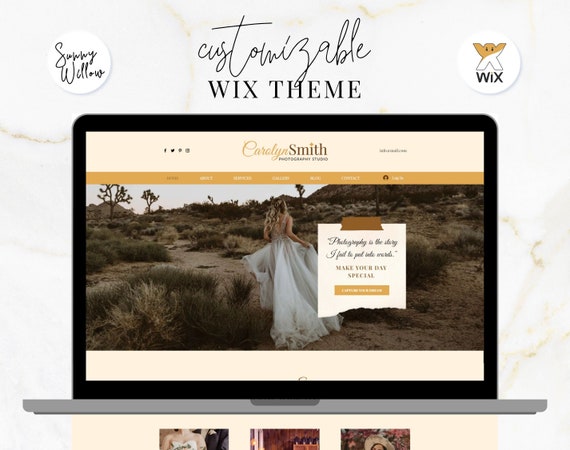 Wix Website Template Wix Website Design Photography - Etsy