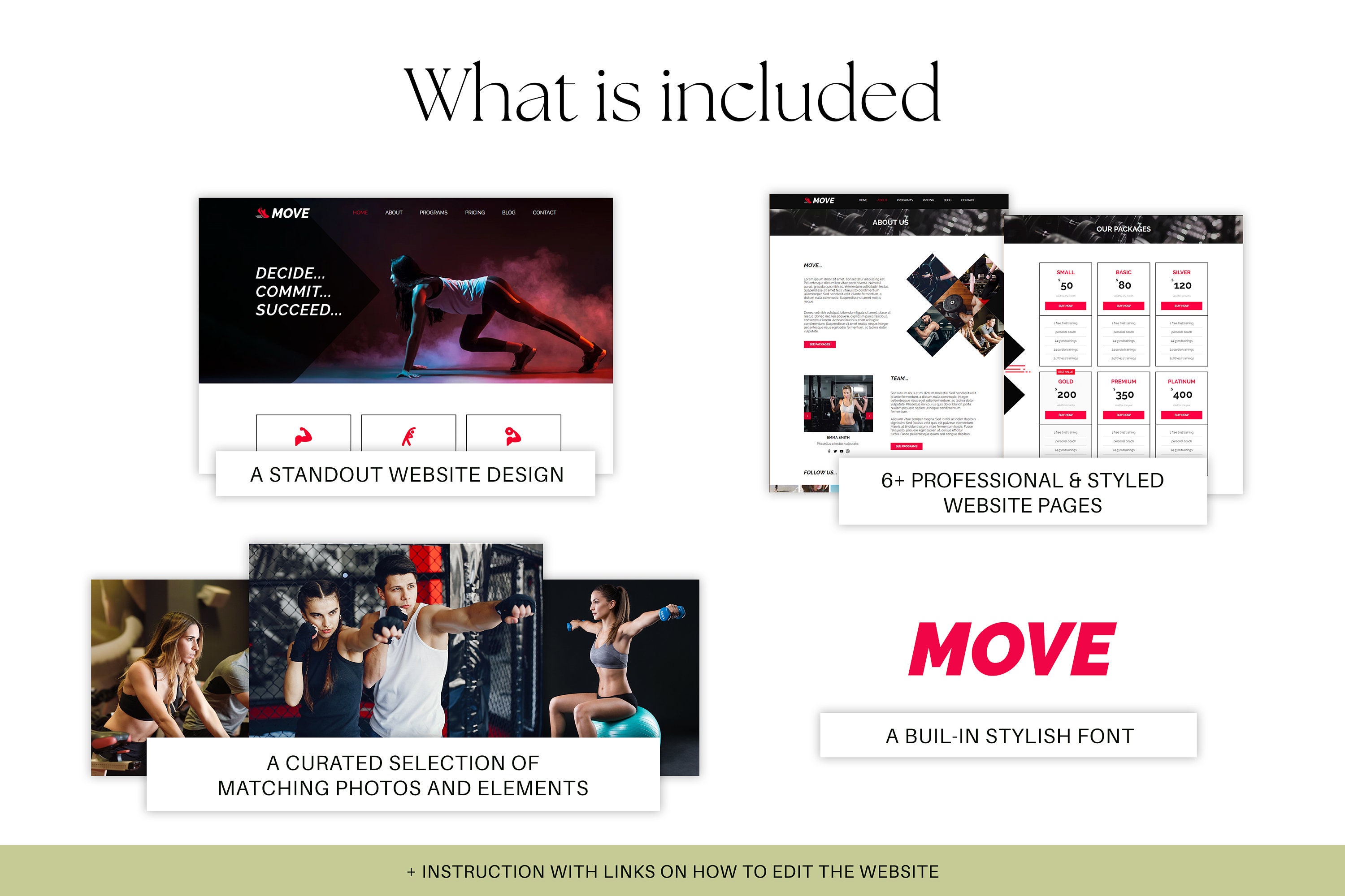 Wix Website Template, Wix Website Design, Fitness Website, Gym Website ...
