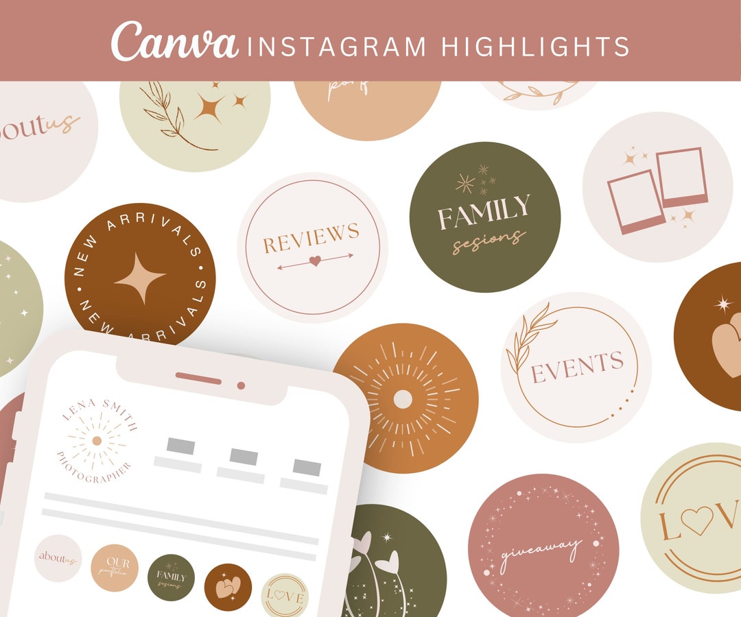 Instagram Highlight Icons - Boho Instagram Covers - Covers for ...