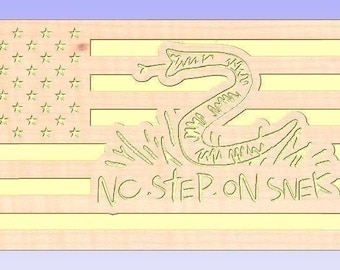 No Step on Snek Flag - Etsy