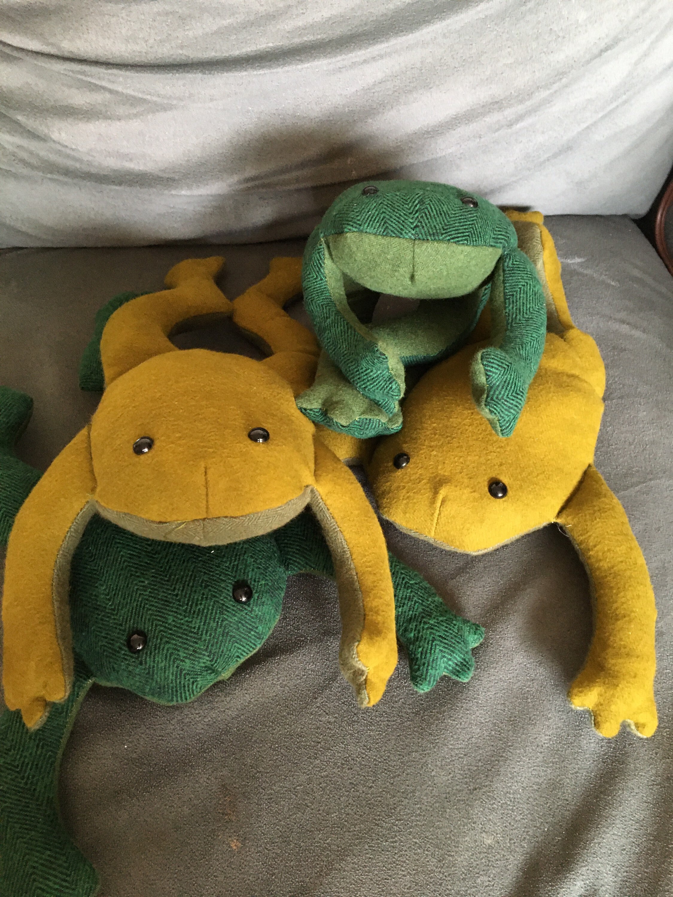 Hand Sewn Heirloom Frogs - Etsy