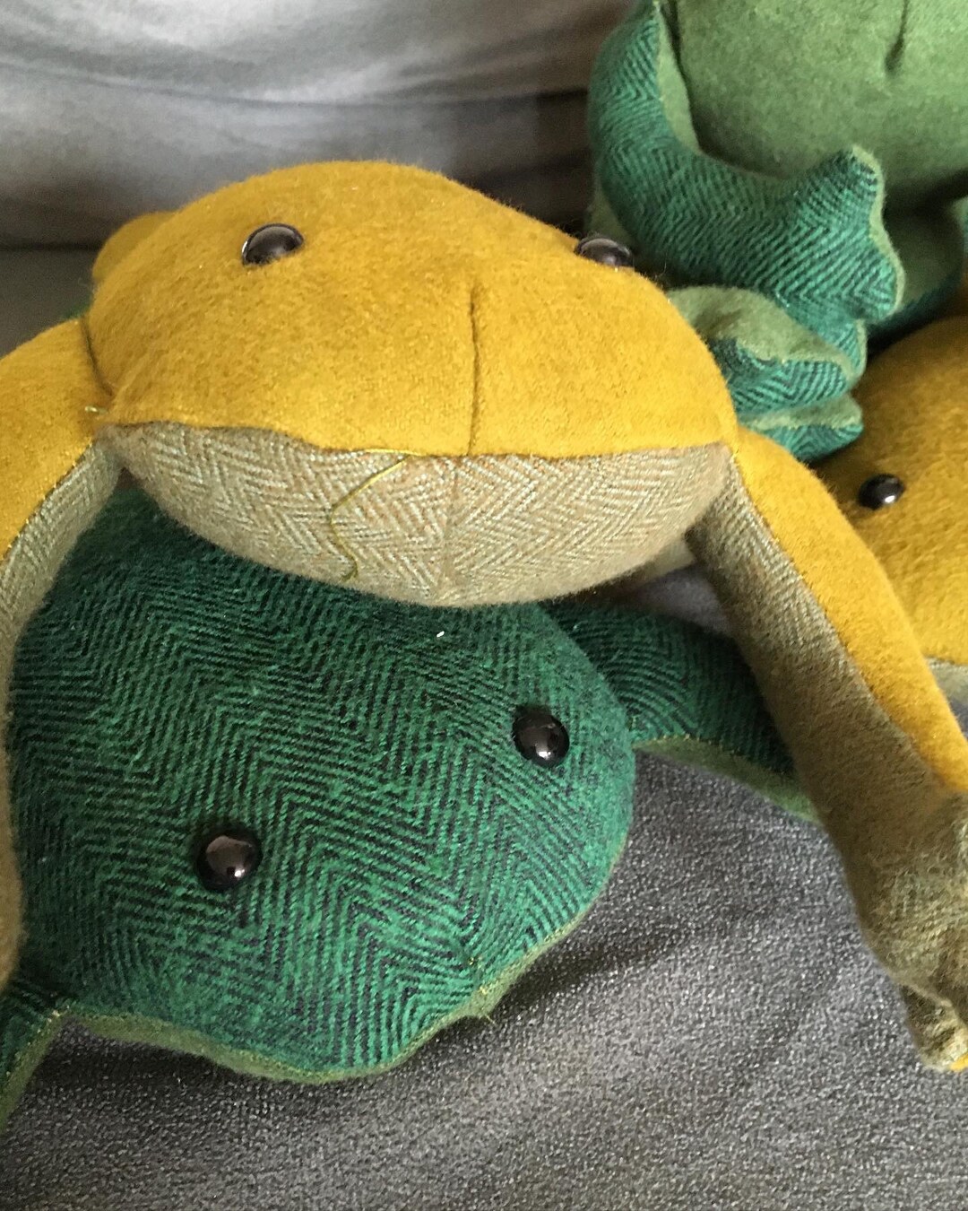 Hand Sewn Heirloom Frogs - Etsy