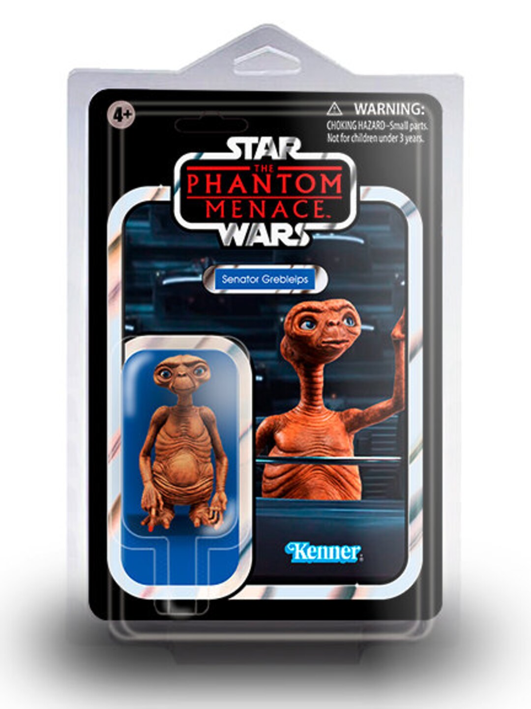Custom Star Wars TVC the Phantom Menace ET Card Back - Etsy