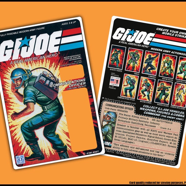 Gi Joe Cardback - Etsy