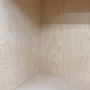 4x1 Modular Plywood TV Sideboard Media Shelf Console 33cm/13 Unit Vinyl ...