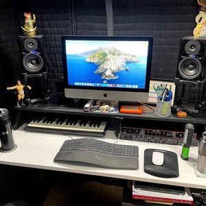 Black Stain Music Studio Monitor Stand Birch Plywood Speakers Riser ...
