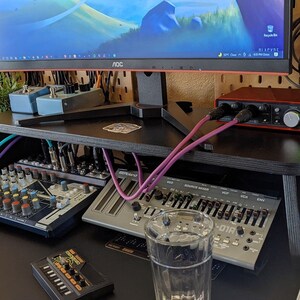 Black Stain Music Studio Monitor Stand Birch Plywood Speakers Riser ...