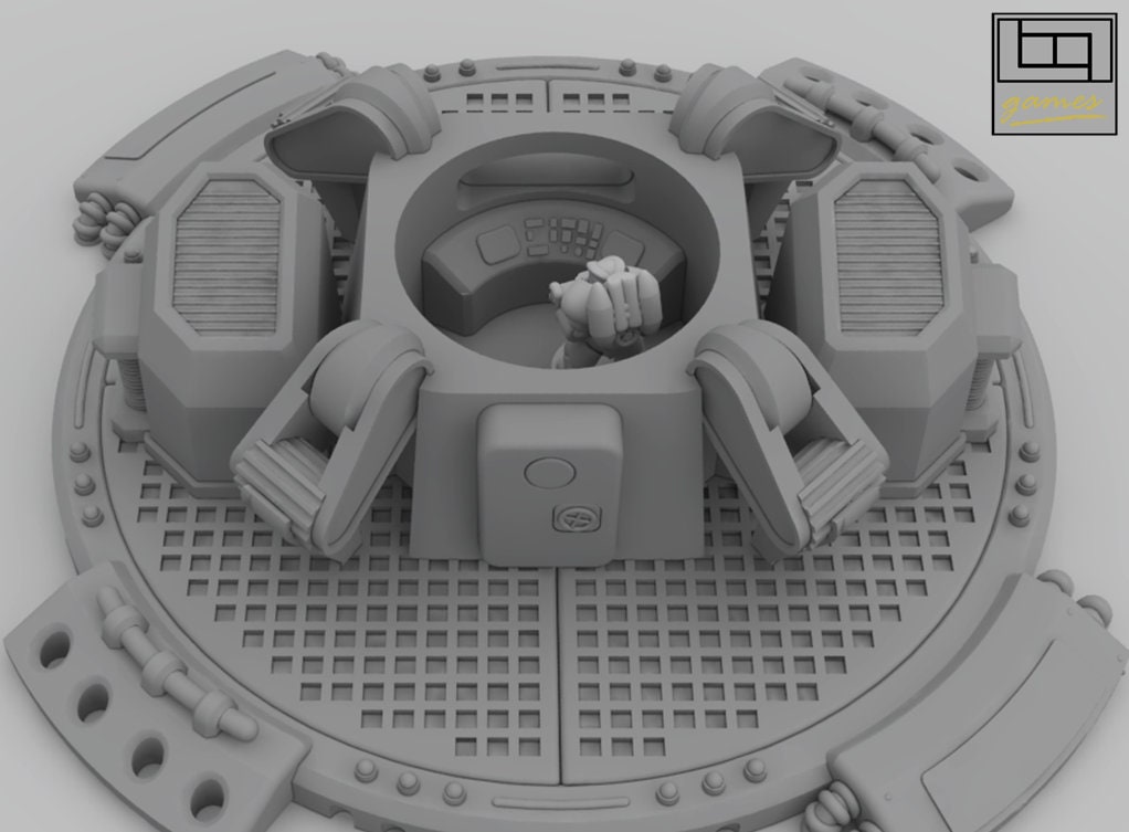 3D Printable Radio Communications Tower Station Scifi - Etsy