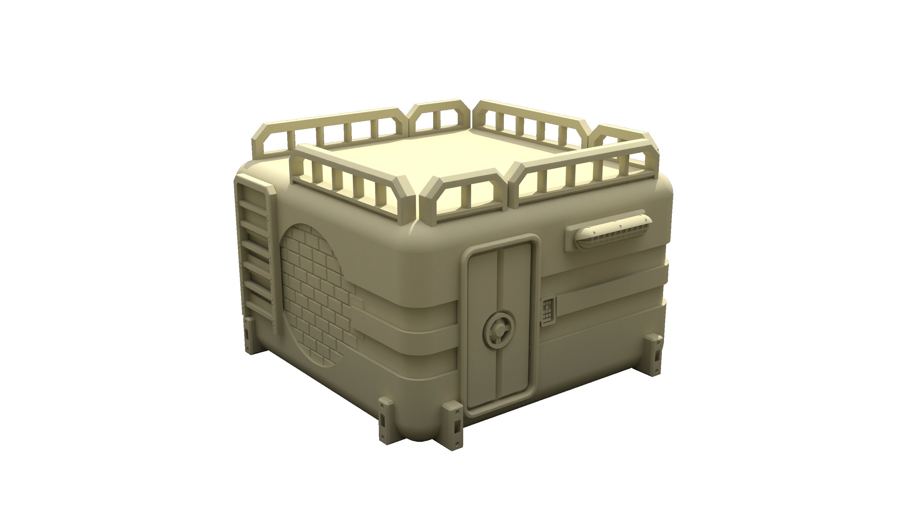 3D Printable Post Apocalyptic Living Pod Terrain Scatter - Etsy