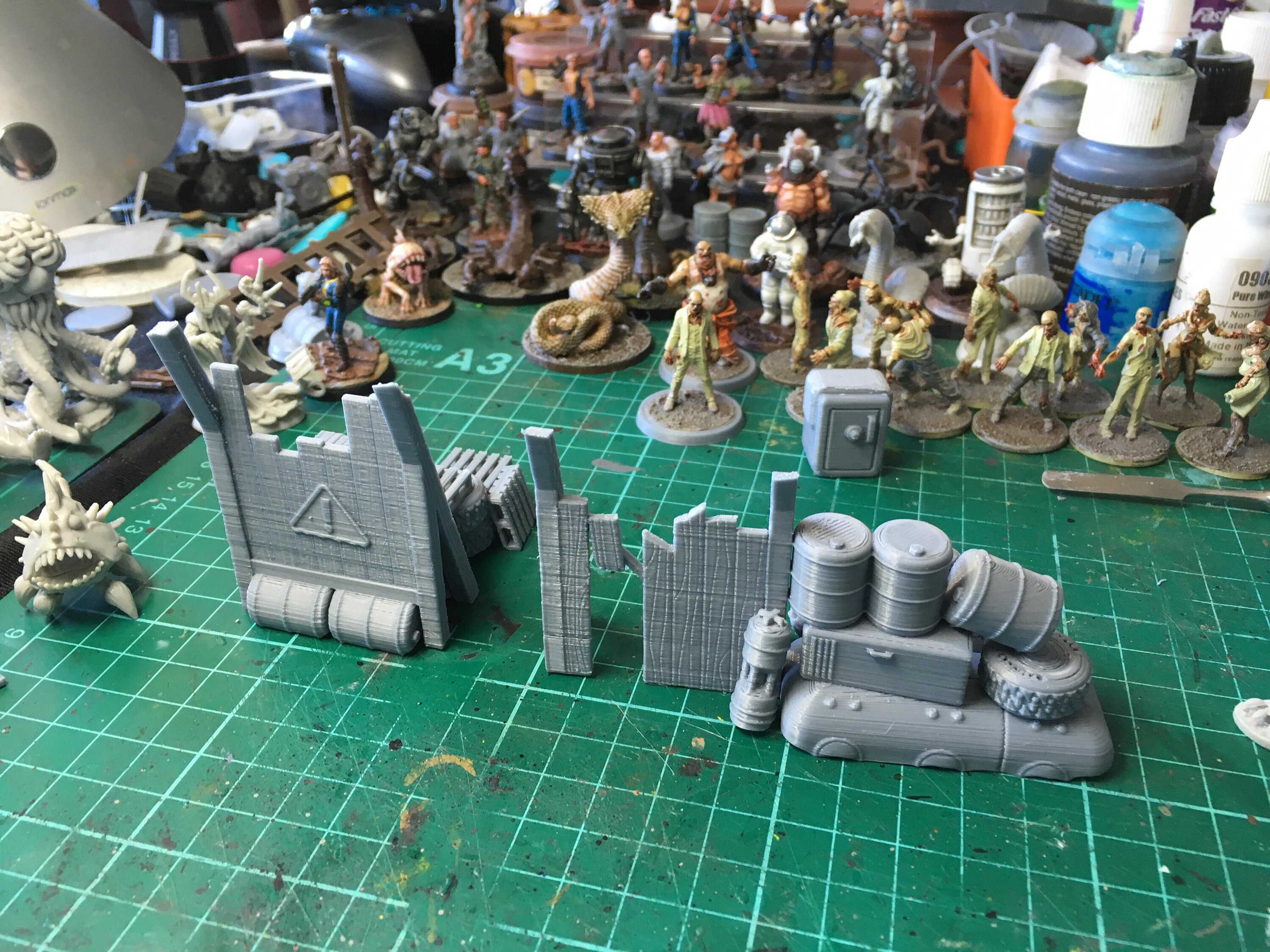 3D Printable Junkyard Walls / Defense Scrap Walls - Etsy