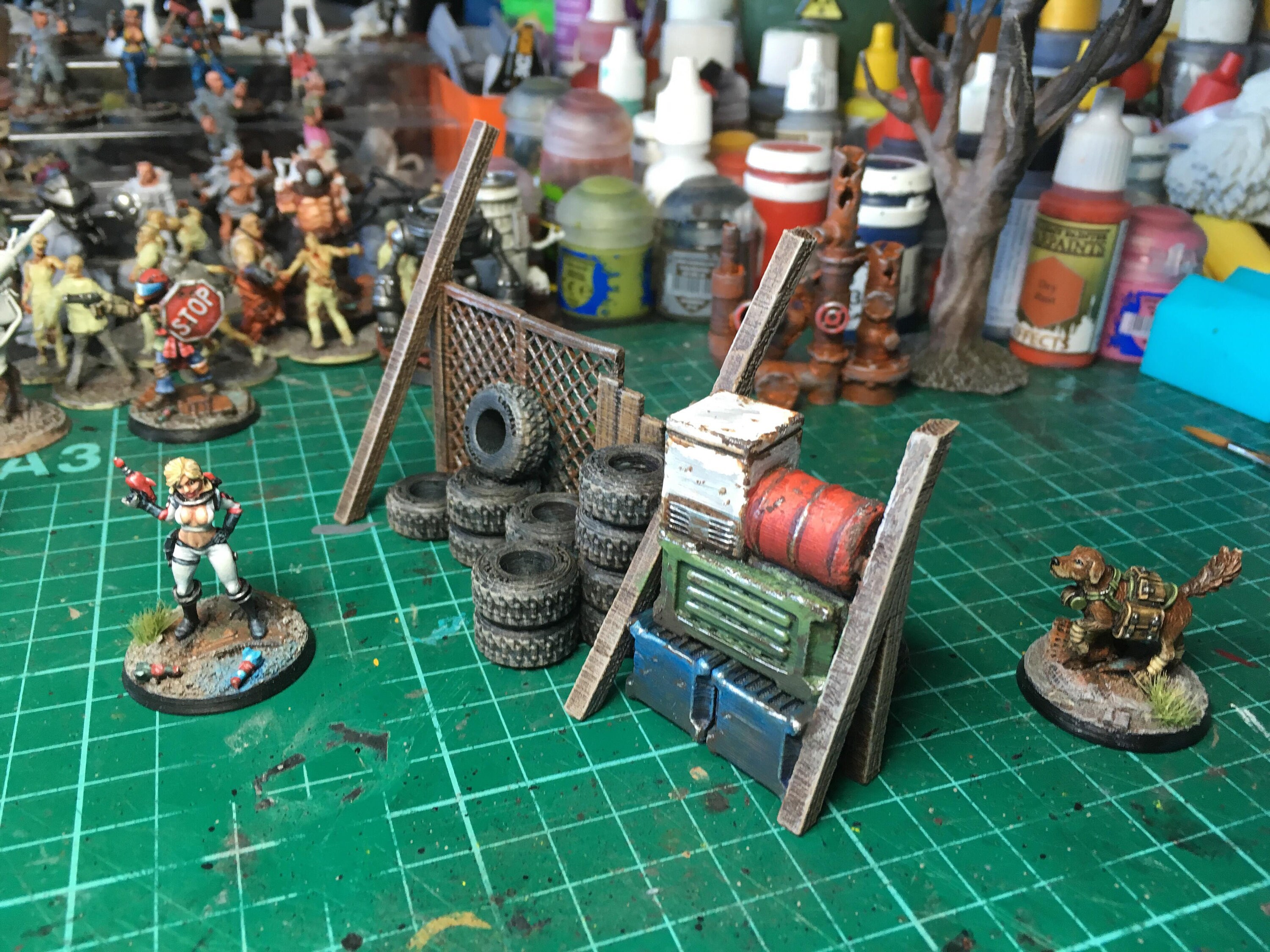 3D Printable Junkyard Walls / Defense Scrap Walls - Etsy