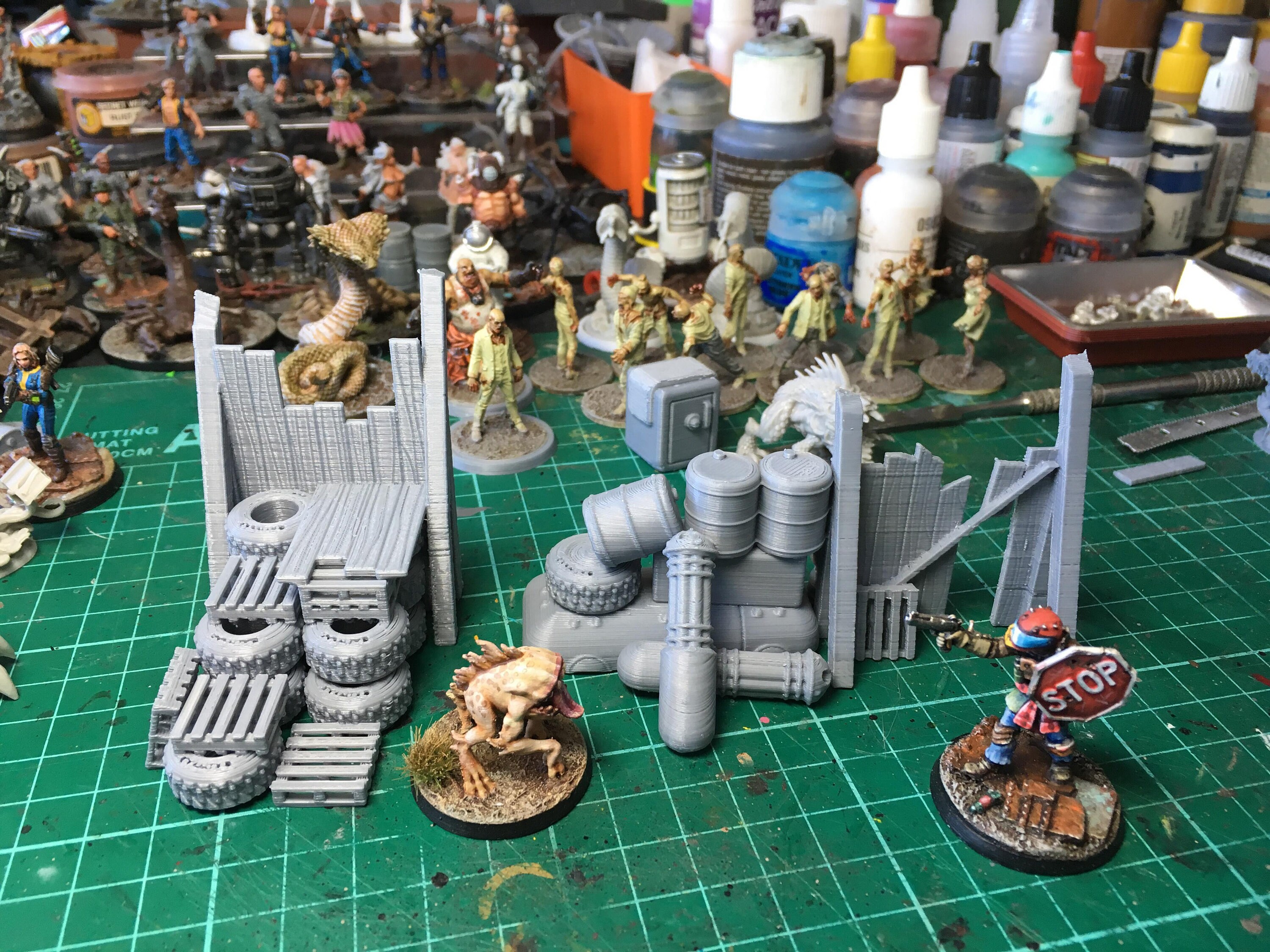 3D Printable Junkyard Walls / Defense Scrap Walls - Etsy