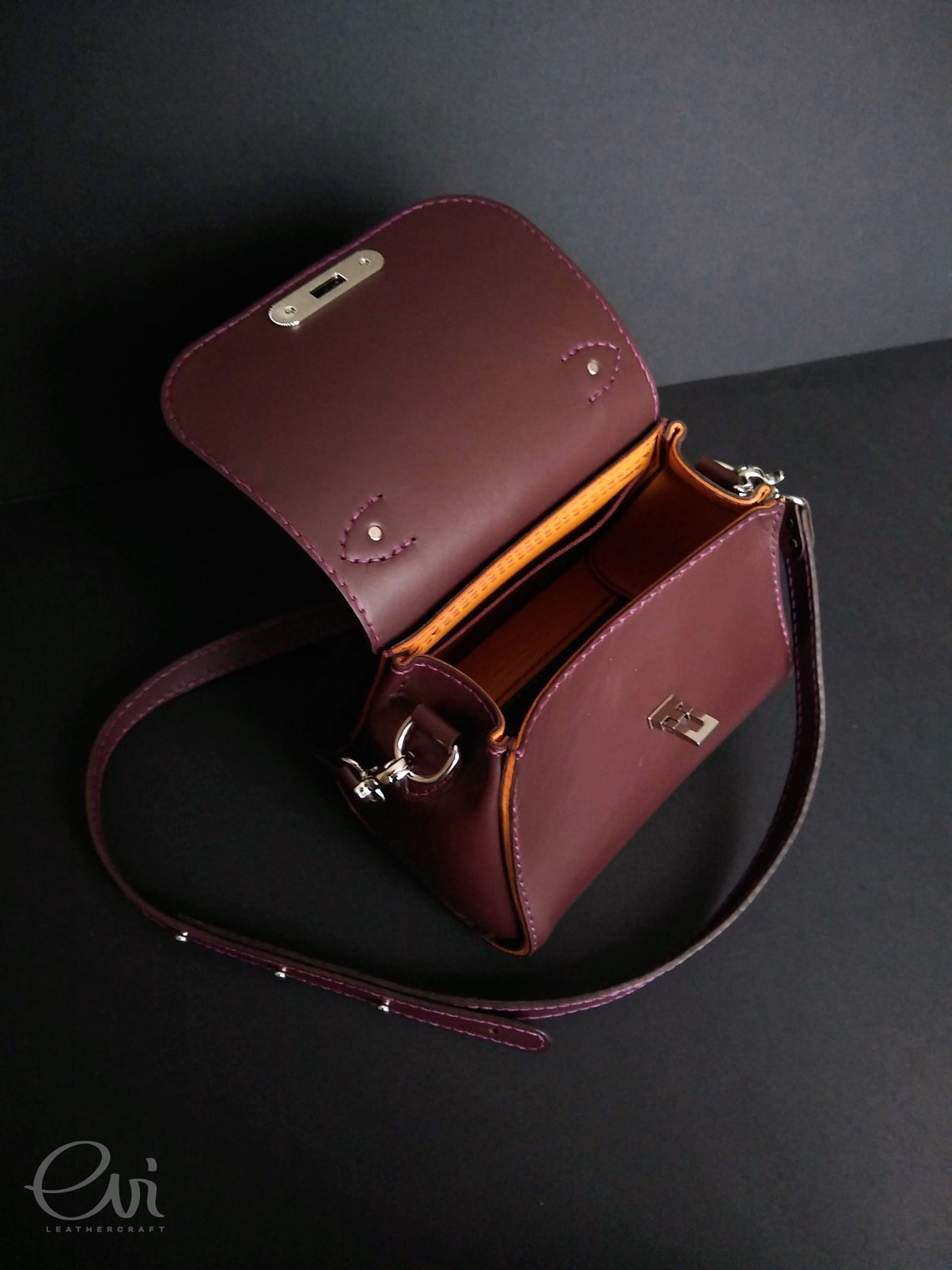 Leather Top-handle Bag PDF Pattern Crossbody Bag Bag | Etsy