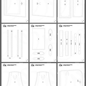 Leather Top-handle Bag PDF Pattern - Crossbody Bag - Bag Template ...