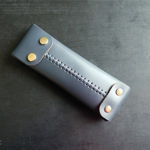 Leather Pencil Case Pattern Leather Pen Case Easy Print - Etsy Singapore