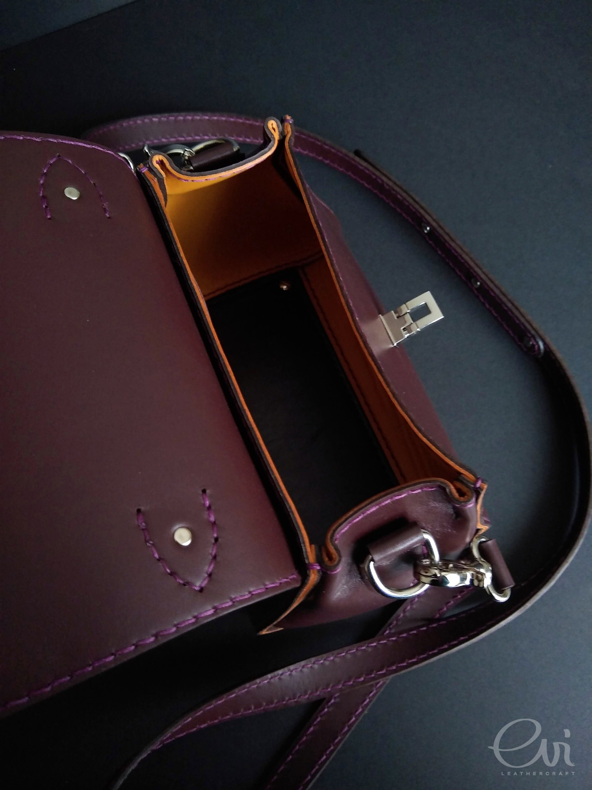 Leather Top-handle Bag PDF Pattern Crossbody Bag Bag | Etsy