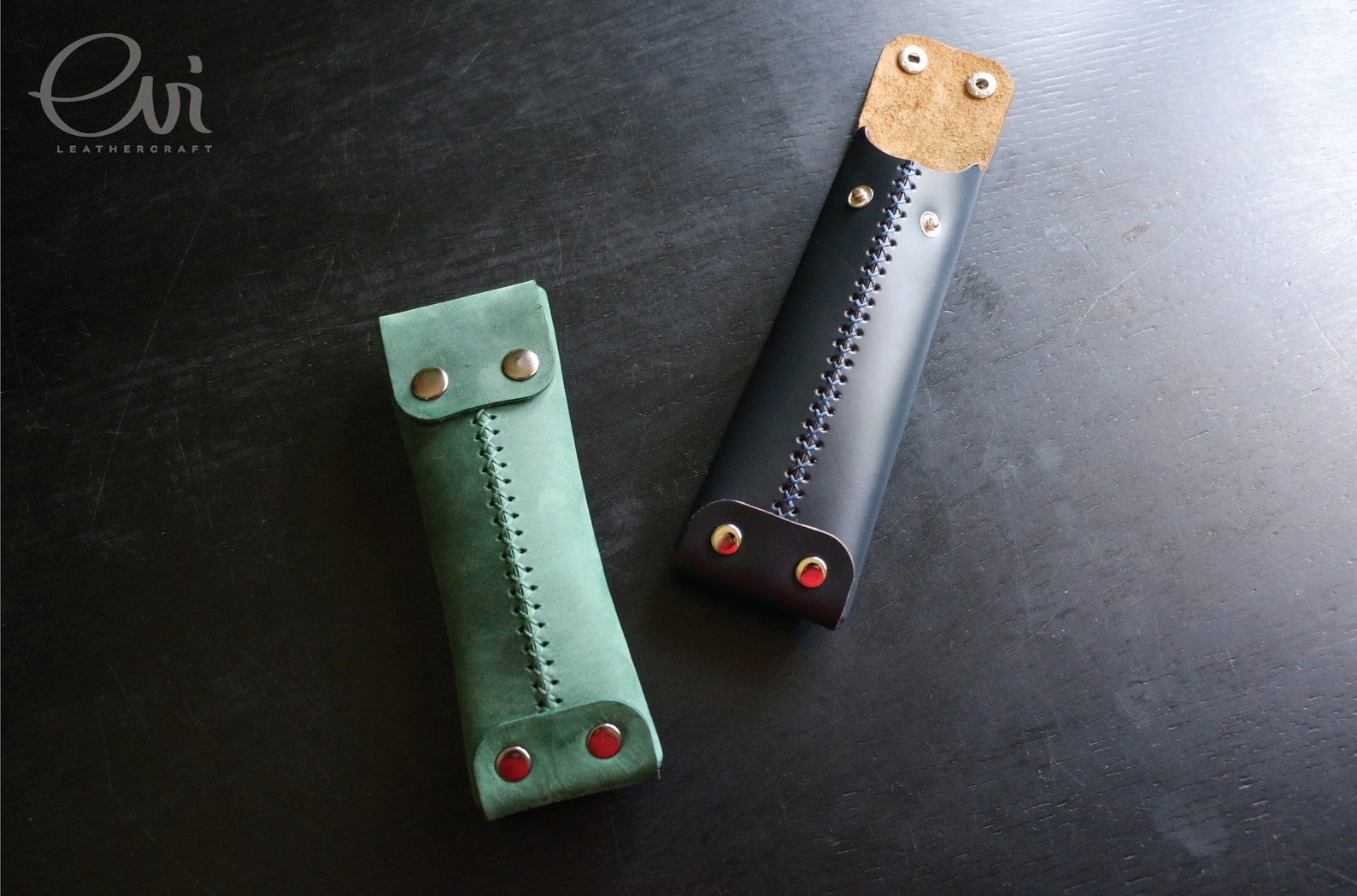 Leather Pencil Case Pattern Leather Pen Case Easy Print - Etsy