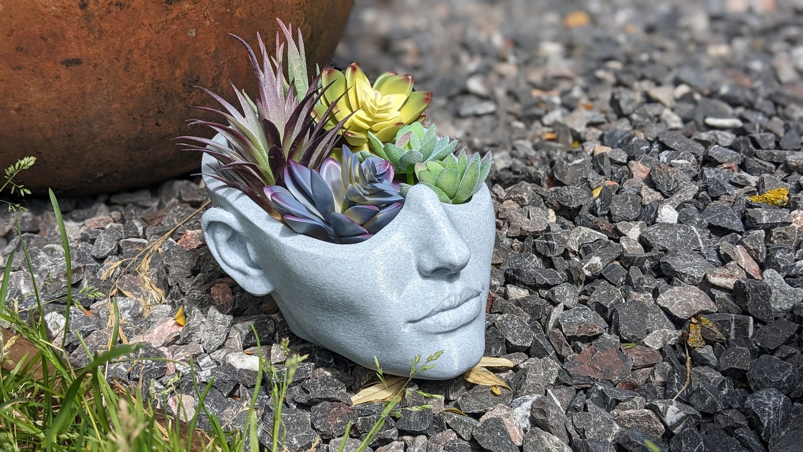Abstract Planter, Head Planter, Face Planter, People Plant Pot, Women ...