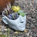 Abstract Planter, Head Planter, Face Planter, People Plant Pot, Women ...