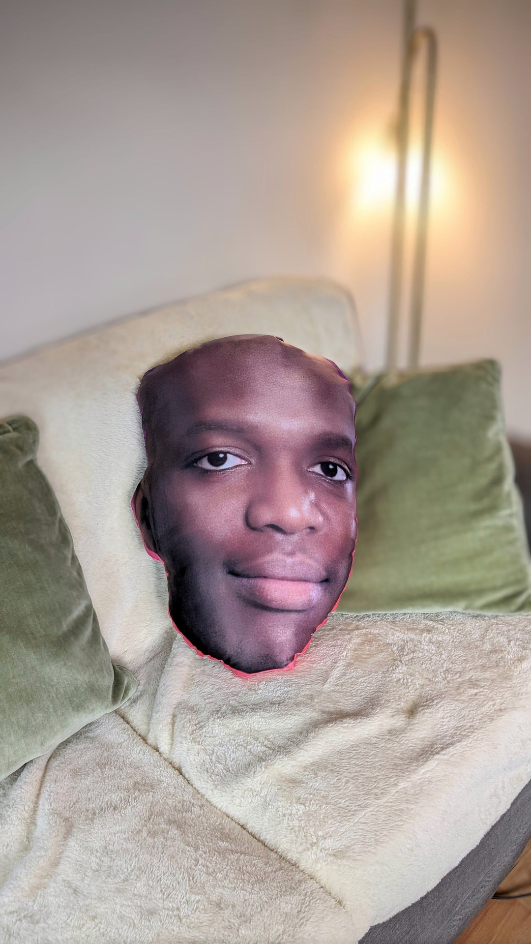 KSI Merch Cushion KSI Prime Bald KSI Meme Giant Head - Etsy