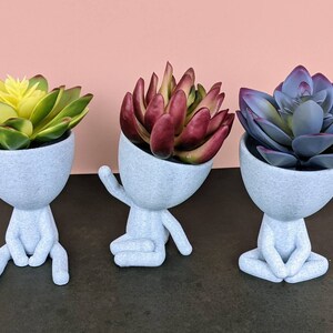 People Planter Sitting Figure Succulent Planter Cute Plant Pot Little ...