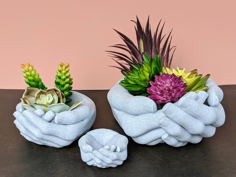 Hands Planter Cute Plant Pot Keys Holder Home Decor | Etsy