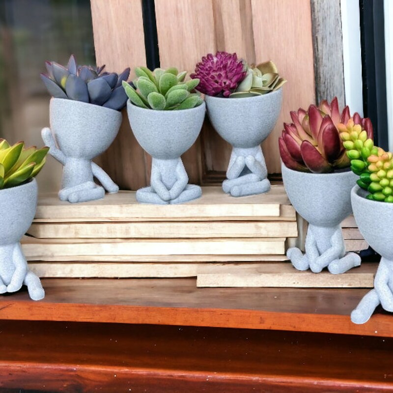 Flower Pot People - Etsy