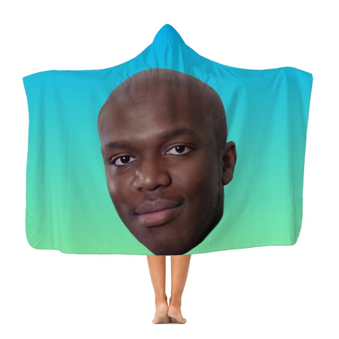KSI Dressing Gown Ksi Bald Head Hooded Blanket Ksi Prime - Etsy