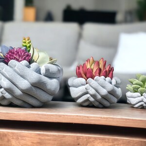 Hands Planter - Cute Plant Pot - Keys Holder - Home Decor - Indoor ...