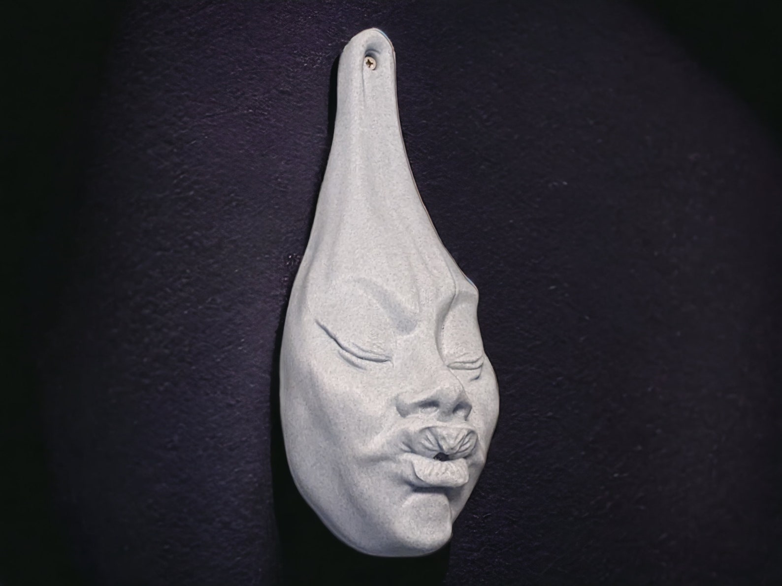 Abstract Face Wall Sculpture, Surrealist Garden Decor - Etsy