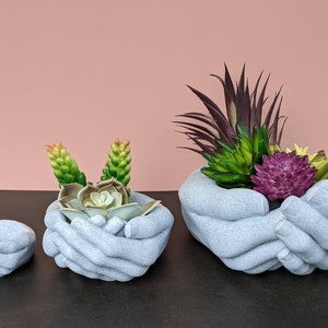 Hands Planter Cute Plant Pot Keys Holder Home Decor Indoor Planter ...