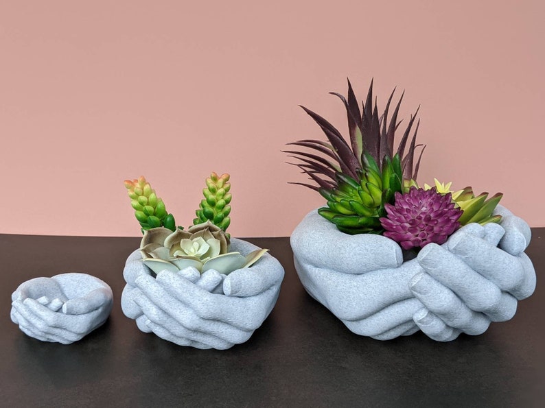 Hands Planter Cute Plant Pot Keys Holder Home Decor | Etsy