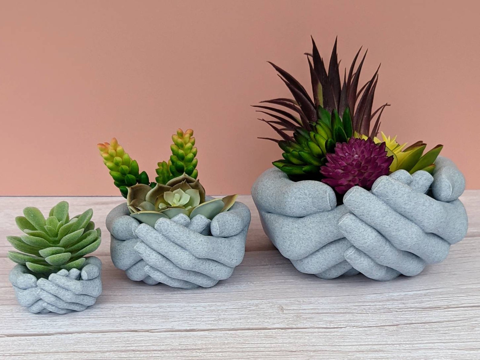 Hands Planter Cute Plant Pot Keys Holder Home Decor | Etsy