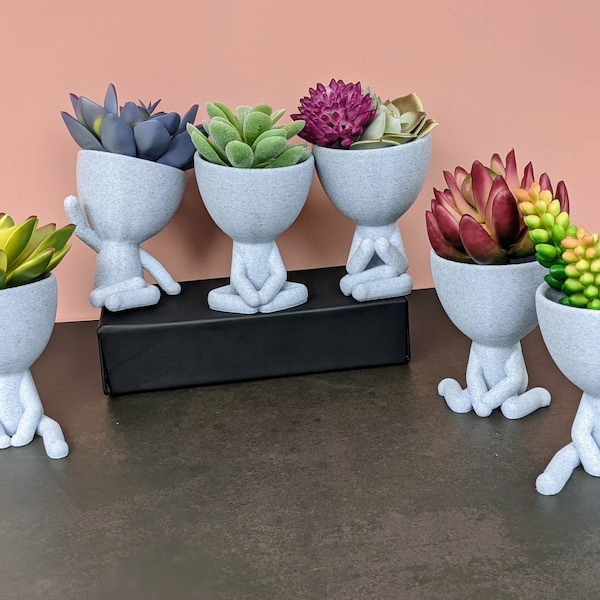 Flower Pot People - Etsy