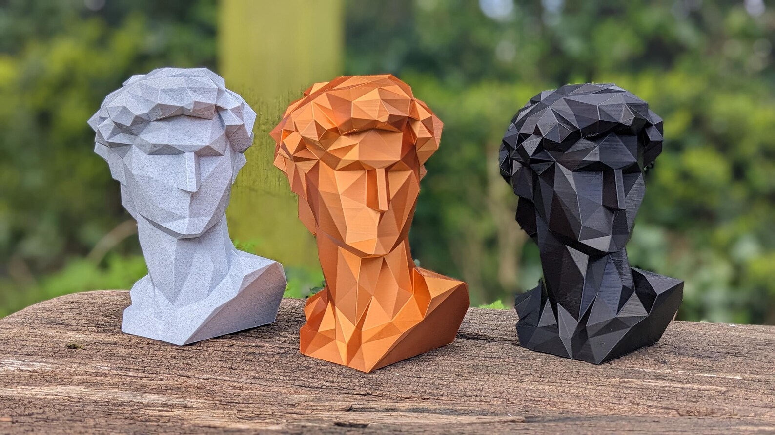 Geometric Statue of David Bust, Abstract Home Decor, Statue of David - Etsy