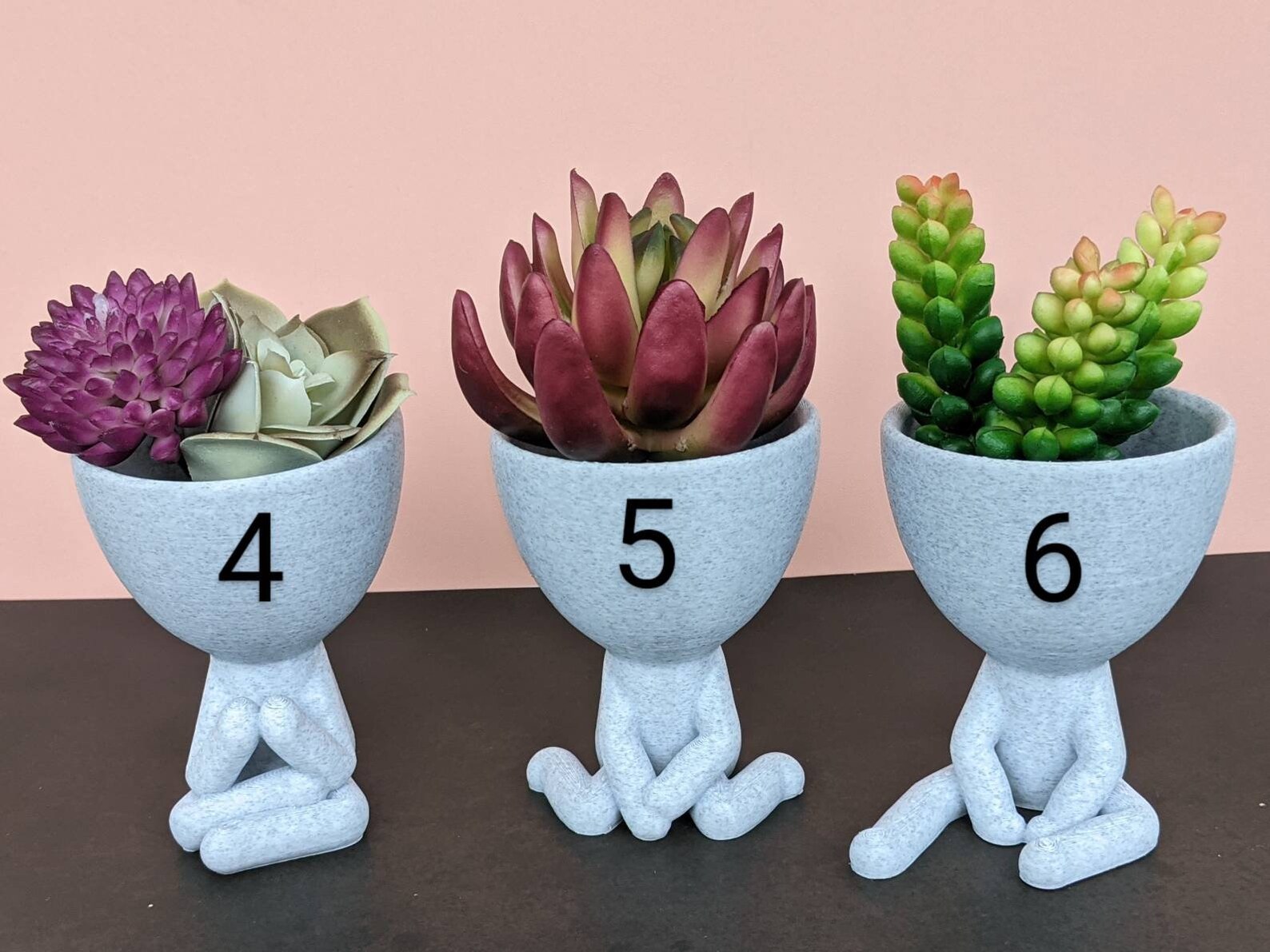 People Planter Sitting Figure Succulent Planter Cute Plant Pot Little ...
