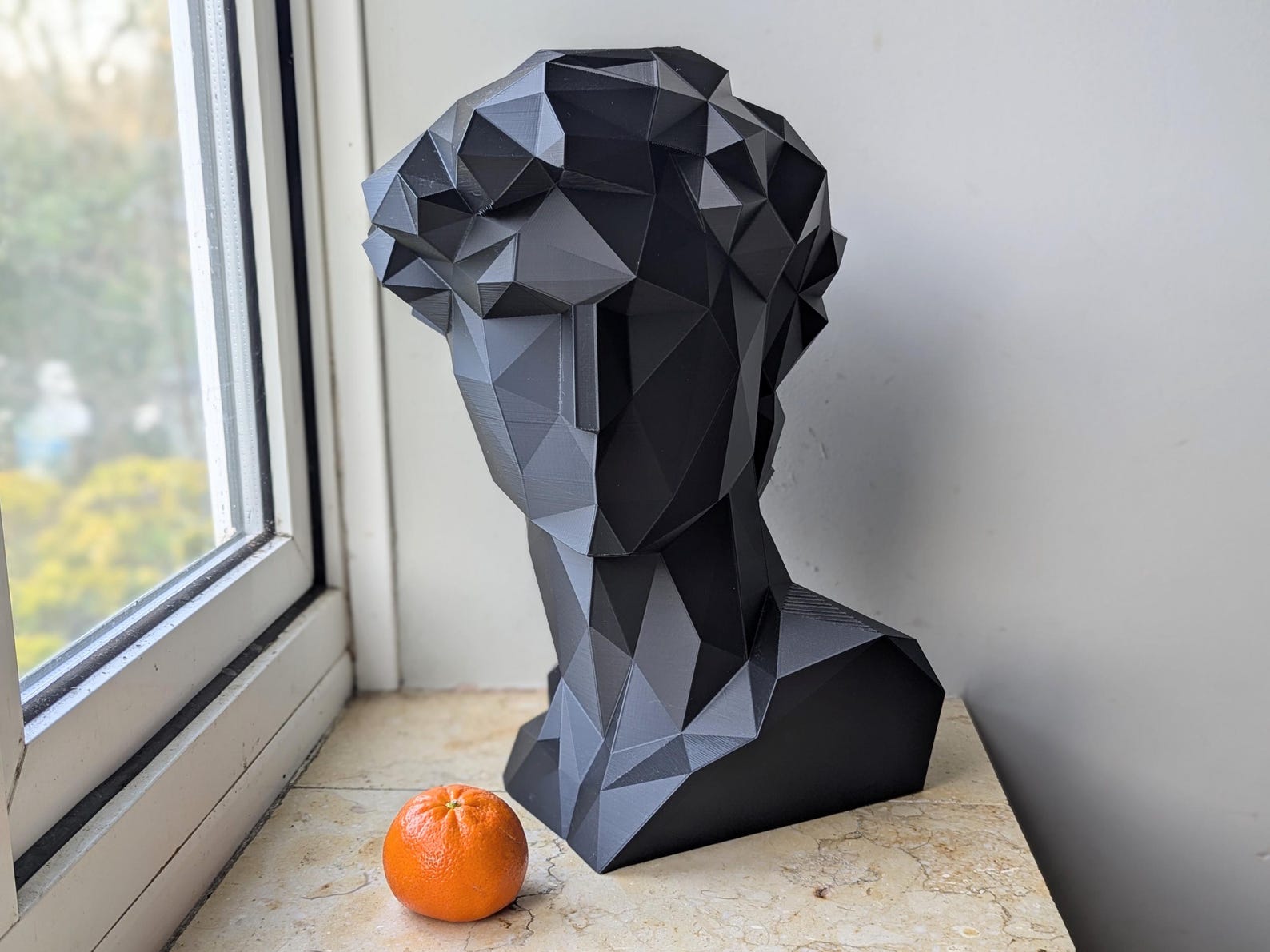Geometric Statue of David Bust, Abstract Home Decor, Statue of David - Etsy