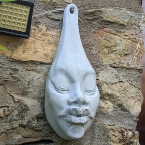 Abstract Face Wall Sculpture, Surrealist Garden Decor - Etsy