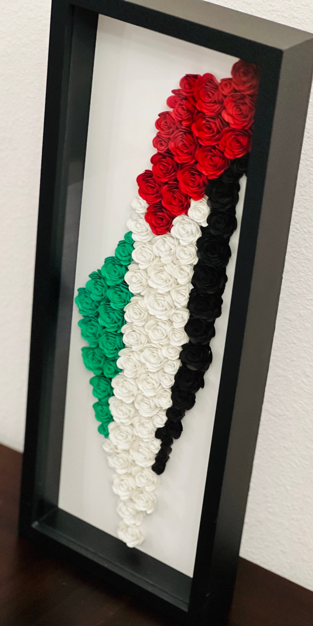 Palestinian Floral Shadowbox # Palestinian Floral Flag #palestinian ...