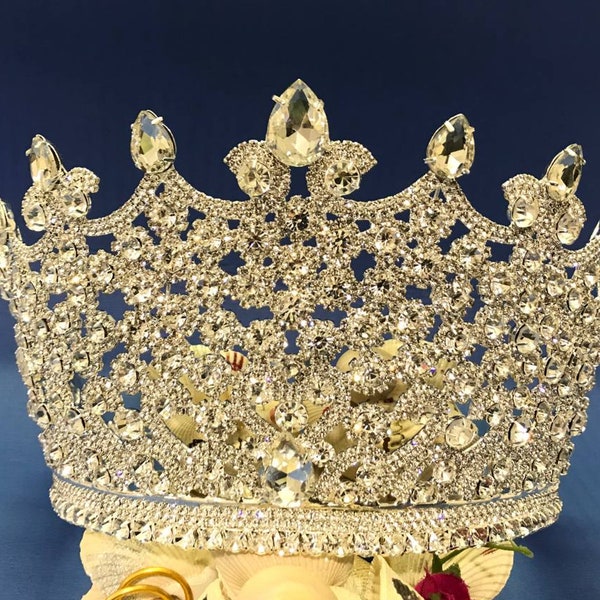 Rhinestone Crown - Etsy