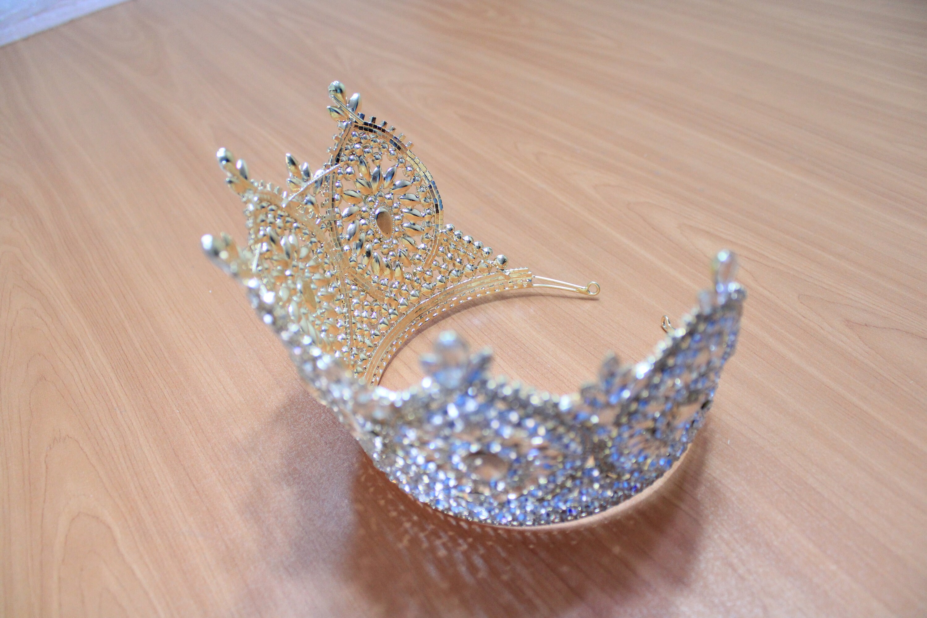 Gold Queen Crown, High Tall Tiaras Crown, Royal Crowns, Silver Queen ...
