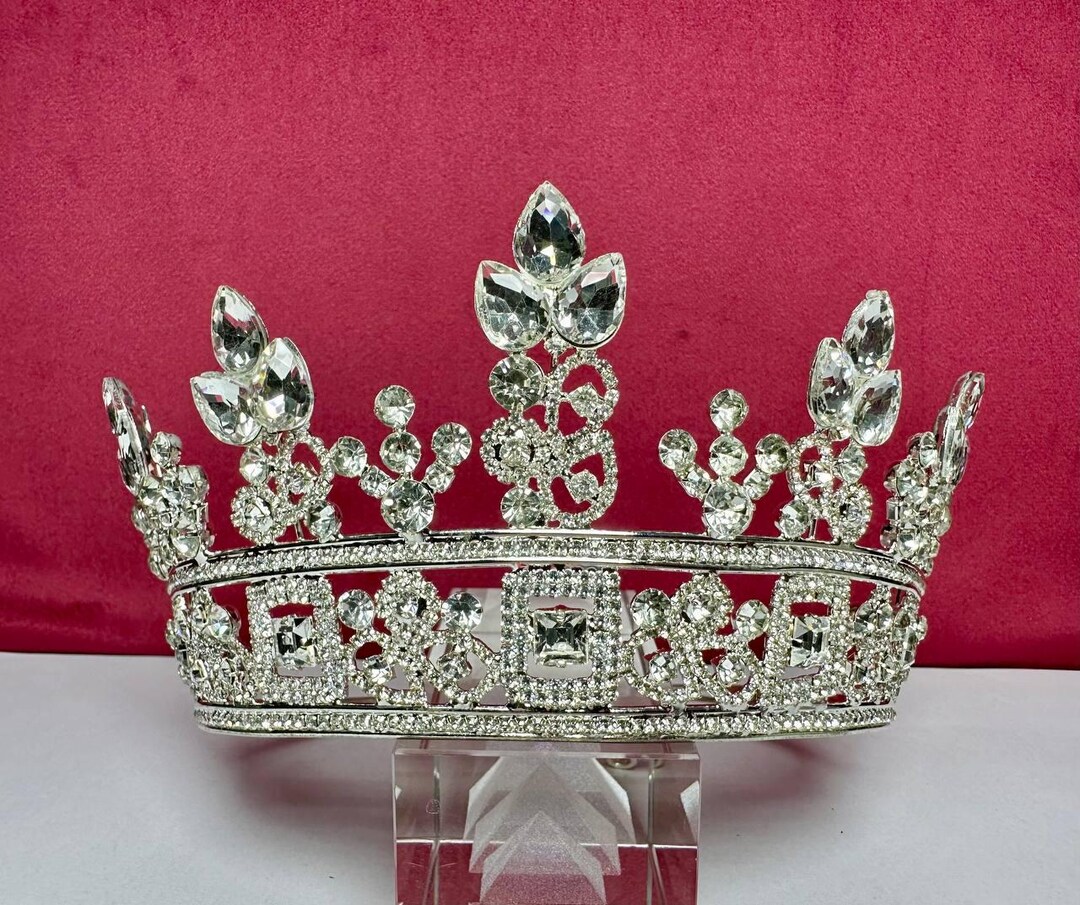 Bridal Tiara Crown, Hair Crowns for Bride, Silver Hair Crowns, Tiaras ...