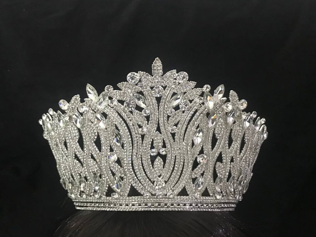 Hair Tiara Crown, Bride Queen Crowns, Rose Gold Diadem, Wedding ...