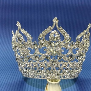 Wedding Tiara, Bridal Queen Crown, Silver Bridal Headpieces, Queen ...
