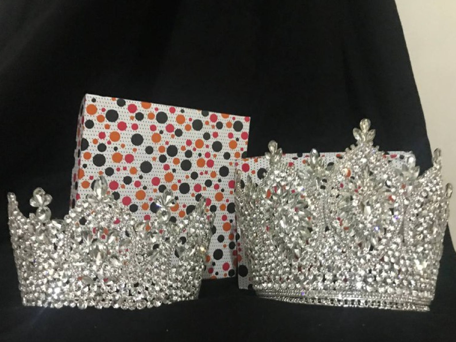 High Tall Wedding Crown Queen for Bride Gold High Tall Crowns - Etsy