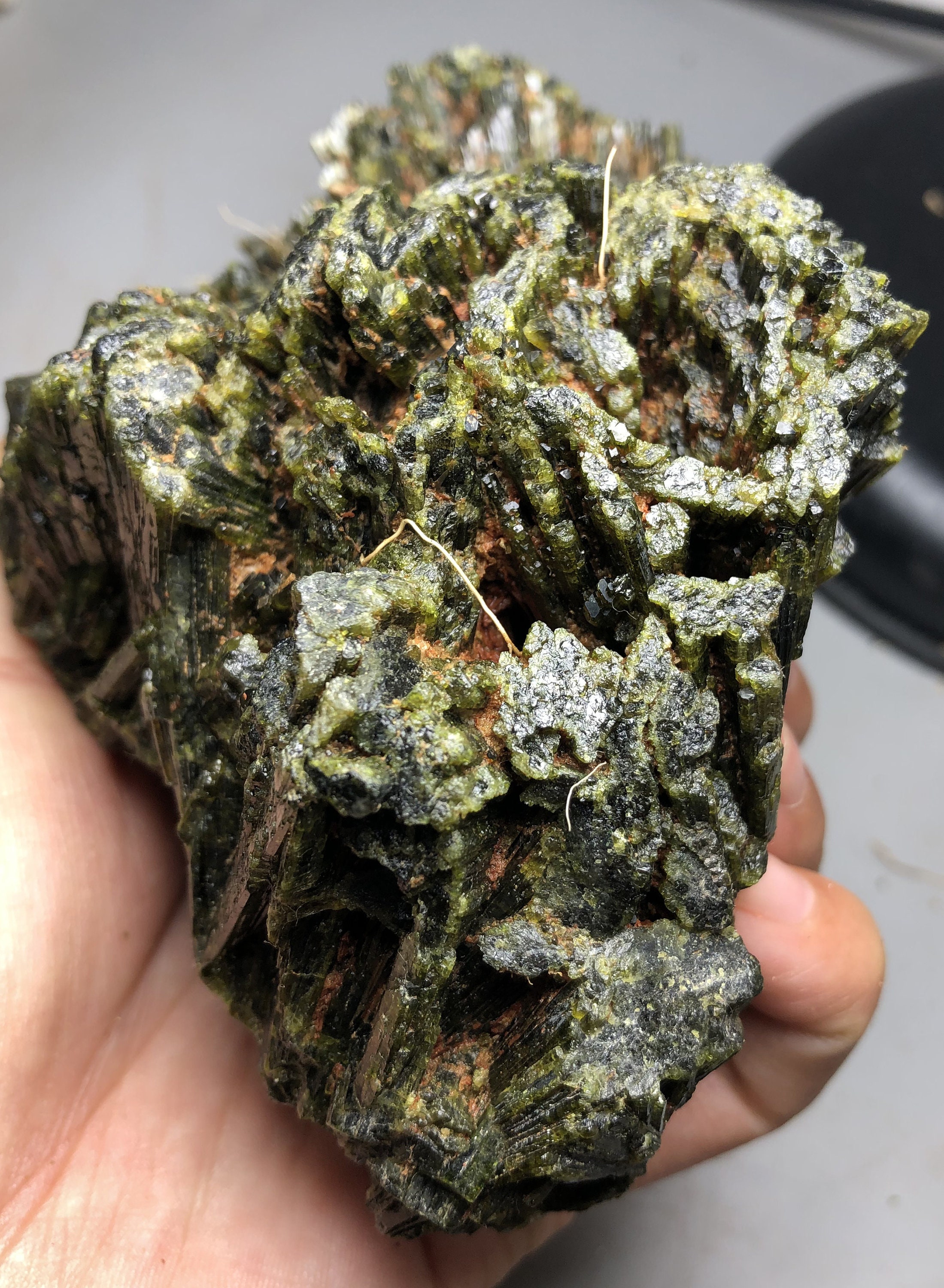 922g Epidote Crystal Raw Rough Gems-Stone of | Etsy