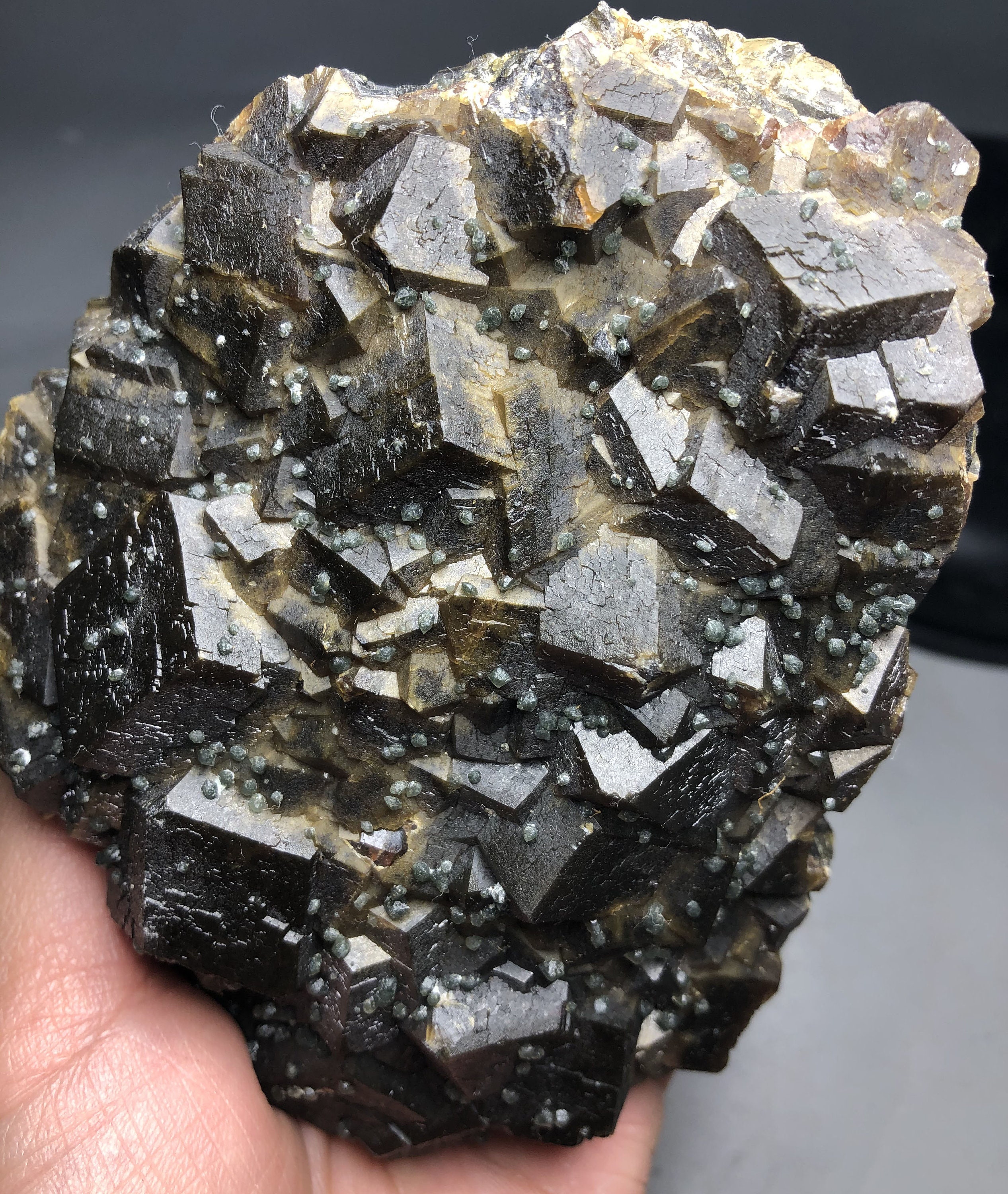 661g New Find Raw Natural rare Garnet & Green skeletal Crystal | Etsy