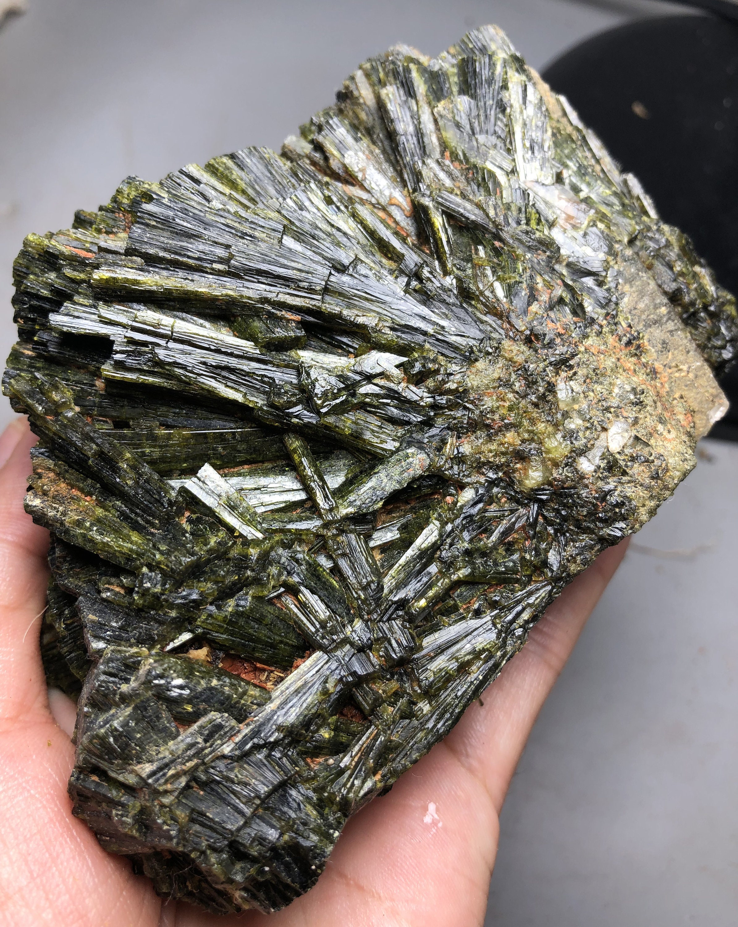 922g Epidote Crystal Raw Rough Gems-Stone of | Etsy