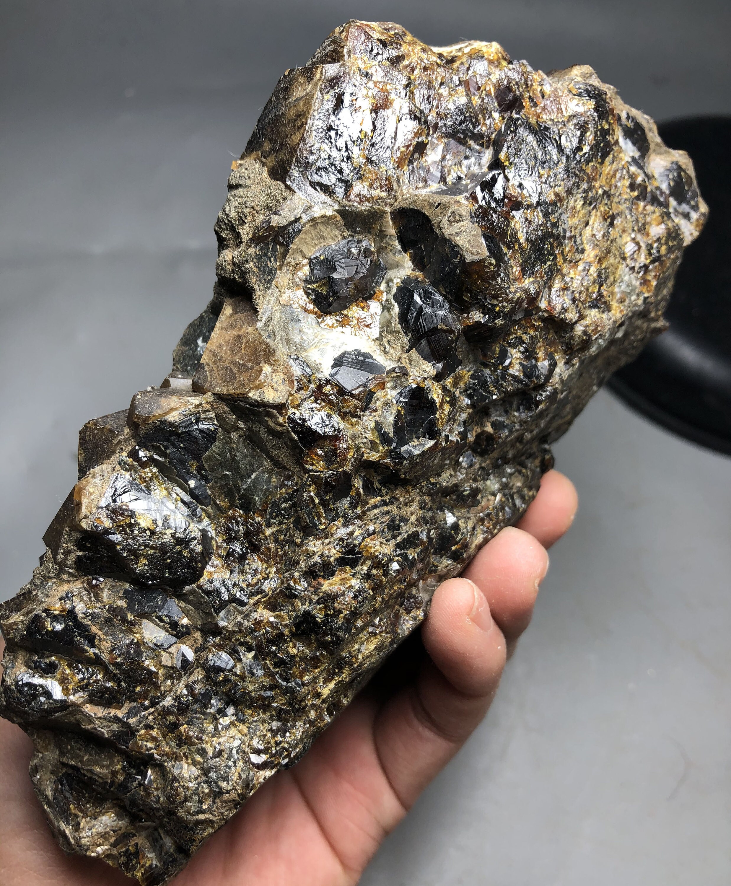 1880g New Find Raw Natural rare Garnet crystal specimens Y157 | Etsy