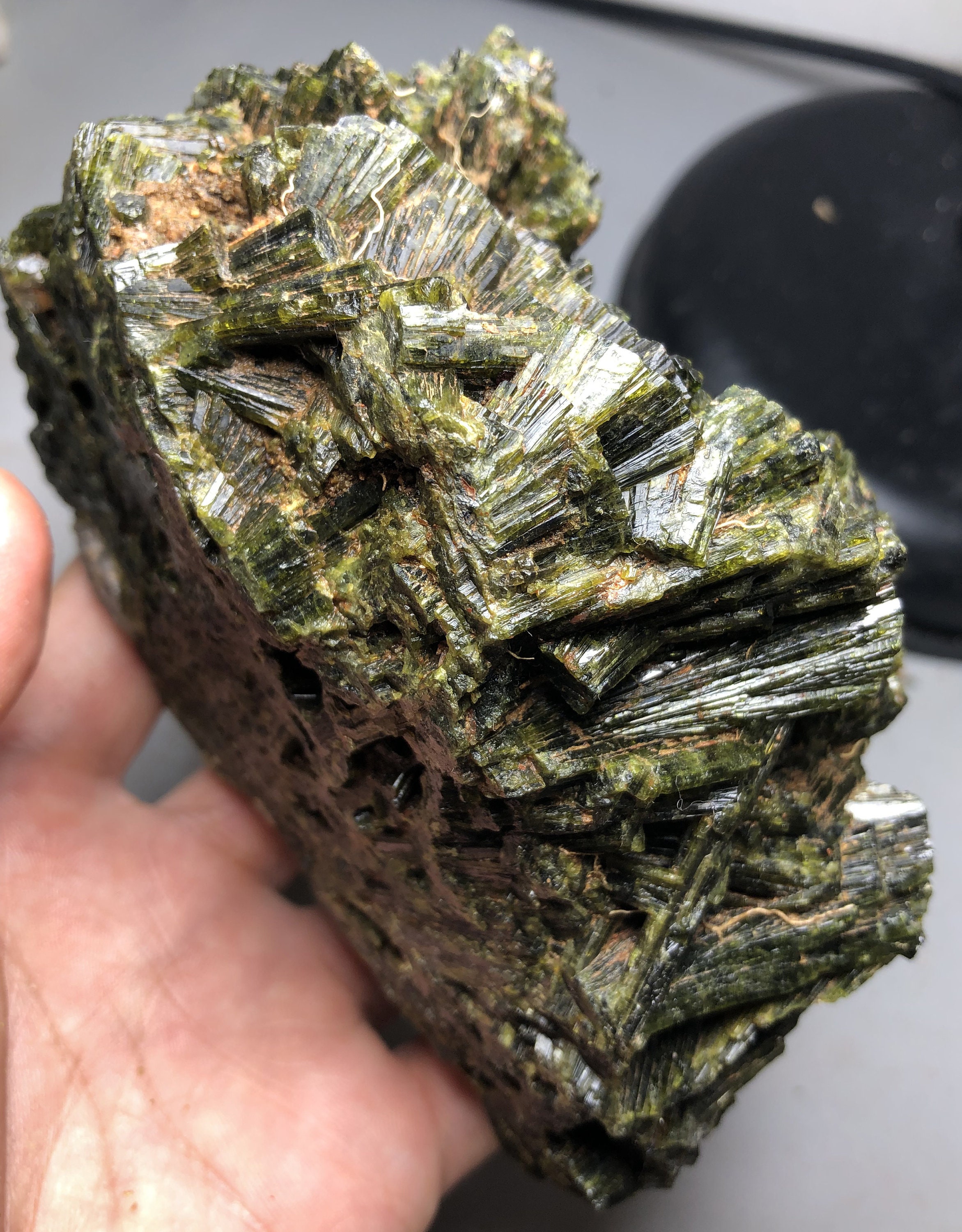 922g Epidote Crystal Raw Rough Gems-Stone of | Etsy